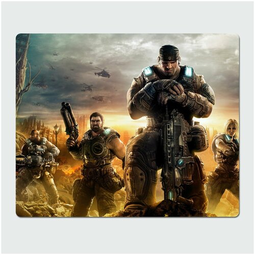 Коврик для компьютерной мышки ROCKET - Gears of War, 23x19 см