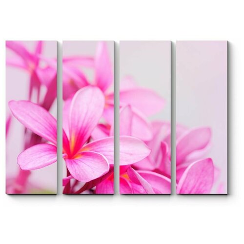 Модульная картина Свежие тропические цветы 130x98