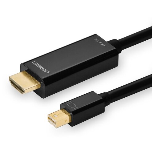 Кабель UGREEN MD101 (20848) Mini DP Male to HDMI Cable 4K. Длина: 1,5м. Цвет: черный 