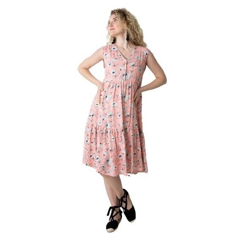 Платье Мамуля Красотуля, размер 46-48, розовый