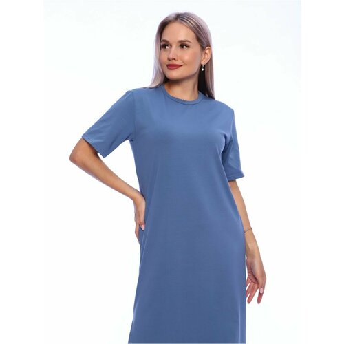 Платье СС Текс, размер 48-50, голубой