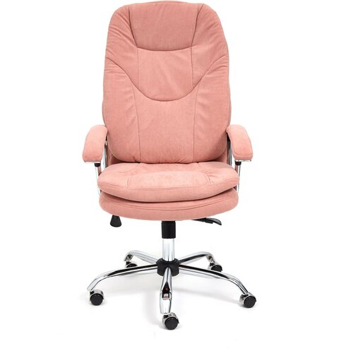 Компьютерное кресло TetChair Softy Lux для руководителя, обивка: текстиль, цвет: розовый 137