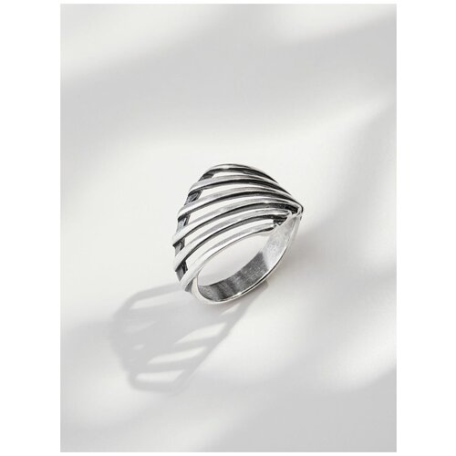 Кольцо Shine & Beauty, размер 18.5, серебряный