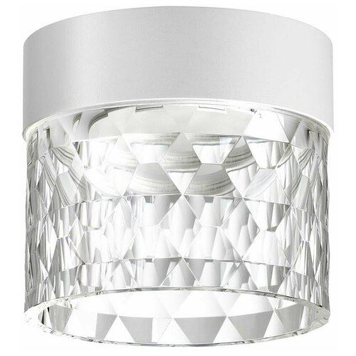 Светильник потолочный Novotech Over 358997, LED, 10Вт, кол-во ламп:1шт, Белый