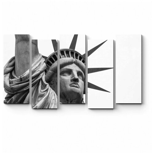 Модульная картина Величественная статуя Свободы 220x127