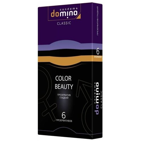 Разноцветные презервативы DOMINO Classic Colour Beauty -