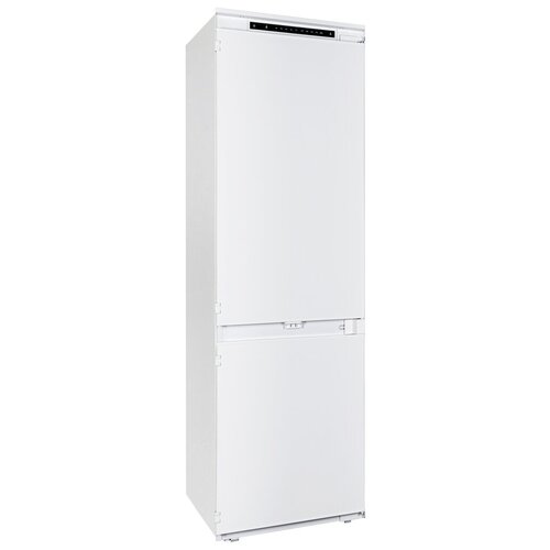 Холодильник HIBERG RFCB-350 NFW встраиваемый, No Frost, 273 л объем, зона свежести, белый