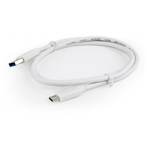 Bion Кабель USB 3.0 AM to Type-C cable (AM/CM), 1 m, white. 5 Гбит/с . 3A (36W) [BXP-CCP-USB3-AMCM-1M-W]