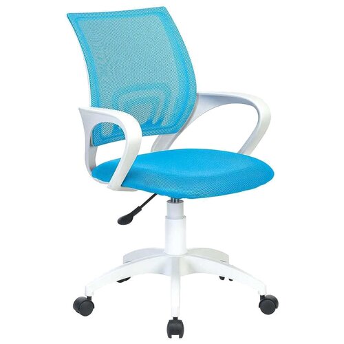 Компьютерное кресло Бюрократ CH-W696 офисное, обивка: сетка/текстиль, цвет: голубой