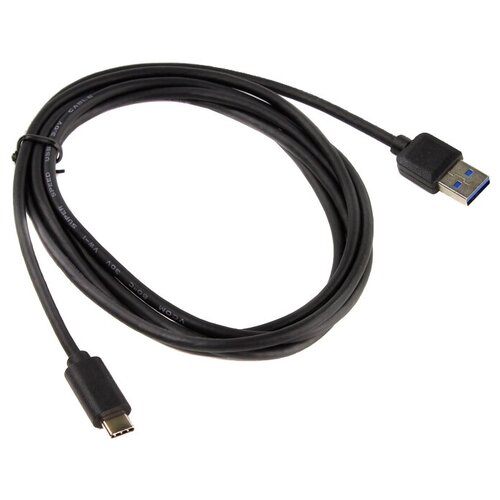 Кабель VCOM USB - USB Type-C (CU401-2M), 2 м, черный