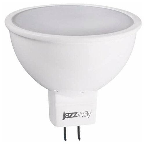 Лампа светодиодная jazzway 1037107A, GU5.3, JCDR, 5 Вт, 4000 К