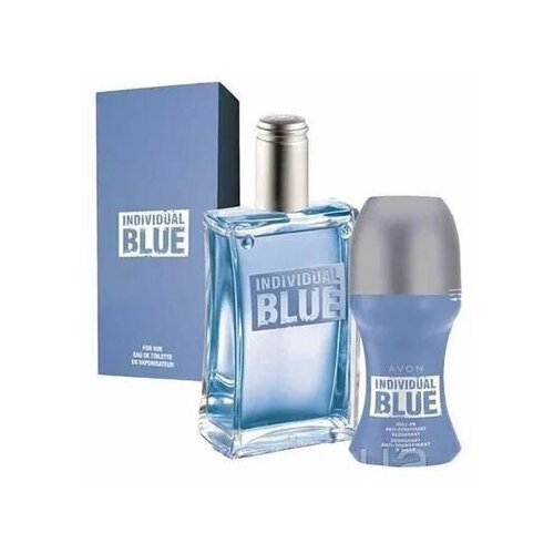 Набор Avon набор Individual Blue для него (туалетная вода 75 мг,+ дезодорант, (Эйвон блюе) оригинал