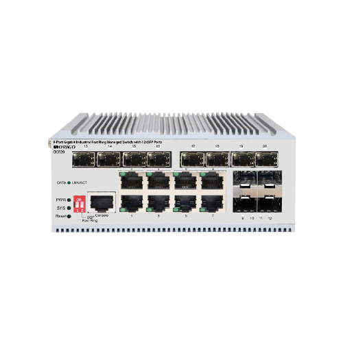 Промышленный управляемый L2 коммутатор ORIGO OI3120/A1A 8x1000Base-T, 12x1000Base-X SFP