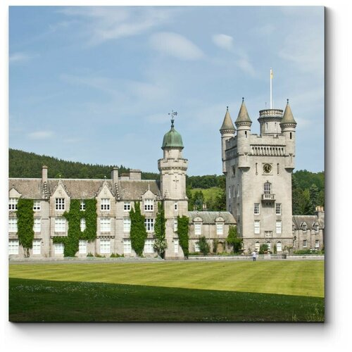 Модульная картина Замок Балморал в Шотландии30x30