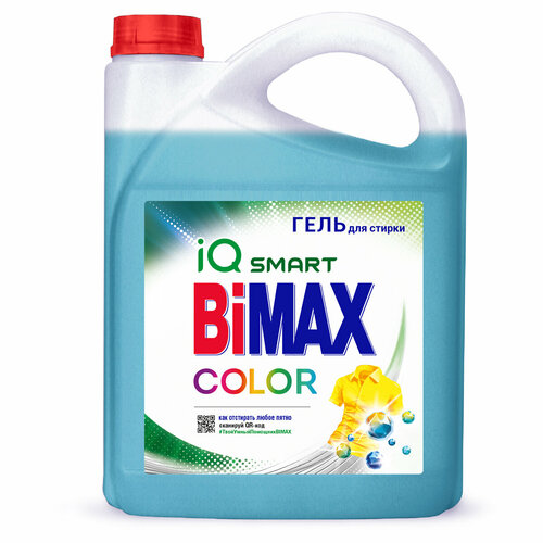 Гель для стирки BiMax "Color", 4,8л, канистра (арт. 357346)