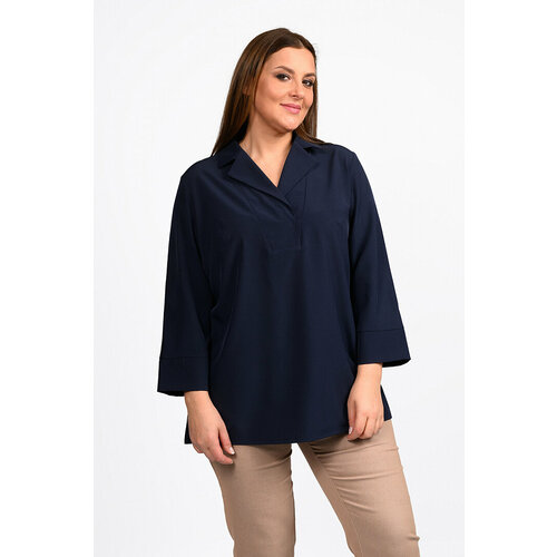 Блуза SVESTA, размер 62, синий
