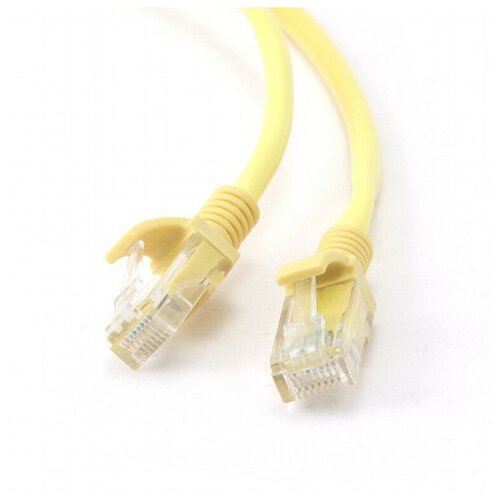 Сетевой кабель Gembird Cablexpert UTP cat.5e 1m Yellow PP12-1M/Y