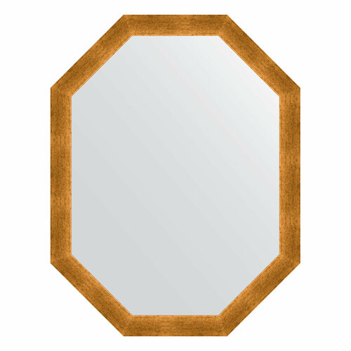 Зеркало Evoform Octagon BY 7040 70x90 в багетной раме, травленое золото