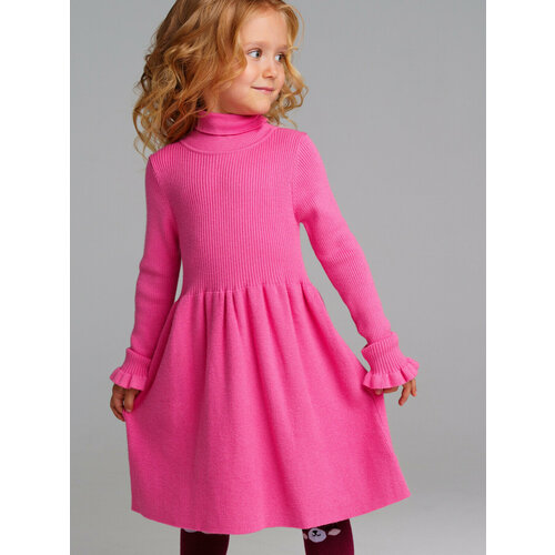 Платье playToday, размер 104, розовый