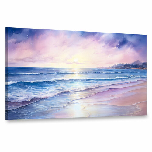 Интерьерная картина 100х60 "Морское сияние"