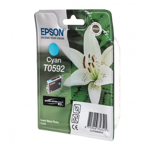 Картридж Epson C13T05924010, 440 стр, голубой