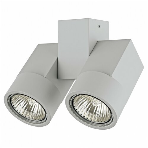 Спот Lightstar Illumo X2 051030, кол-во ламп: 2 шт., серый, 2 шт.