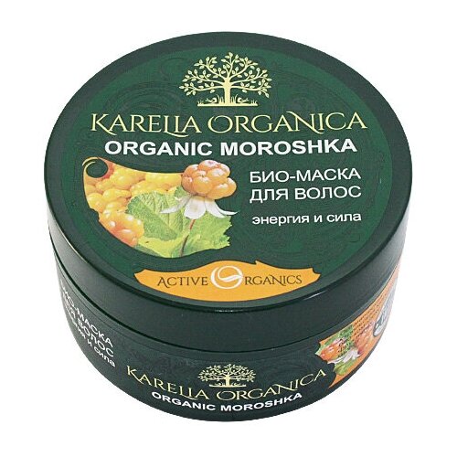 Karelia Organica Био-маска для волос «Organic Moroshka» энергия и сила, 220 г, 220 мл, банка