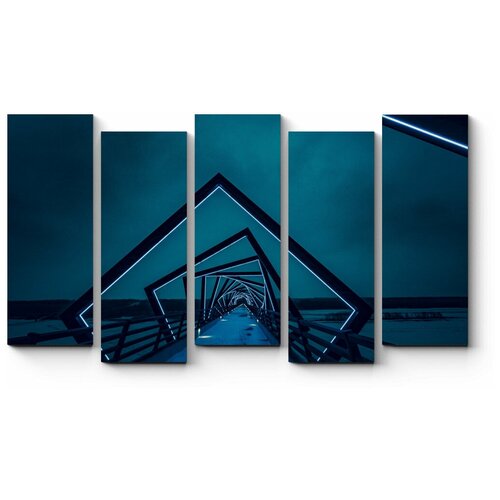 Модульная картина Бесконечный мост 120x69