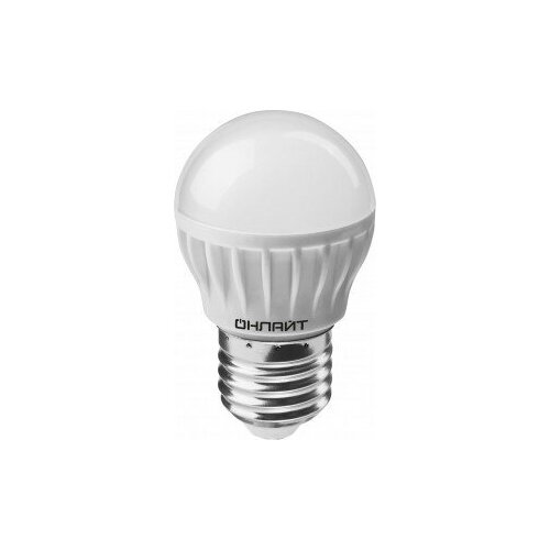Светодиодная LED лампа онлайт шар G45 E27 8W(640Lm) 6500K 6K 76x45 OLL-G45-8-230-6.5K-E27 61137 (упаковка 18 штук)