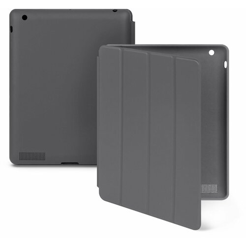 Чехол-книжка для iPad 2 / iPad 3 / iPad 4 Smart Сase, темно-серый