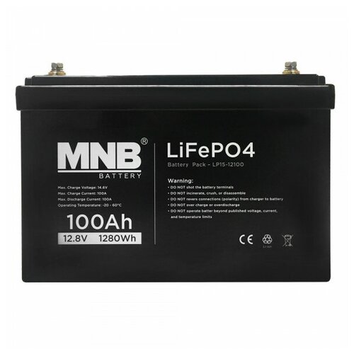MNB Аккумулятор MNB LP15-12100, LiFePO4, 100 Ач, 12В