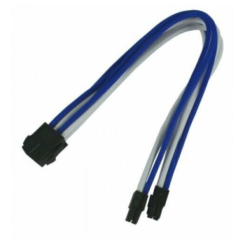 Аксессуар Удлинитель Nanoxia 8-pin EPS 30cm Blue-White NX8PV3EBW