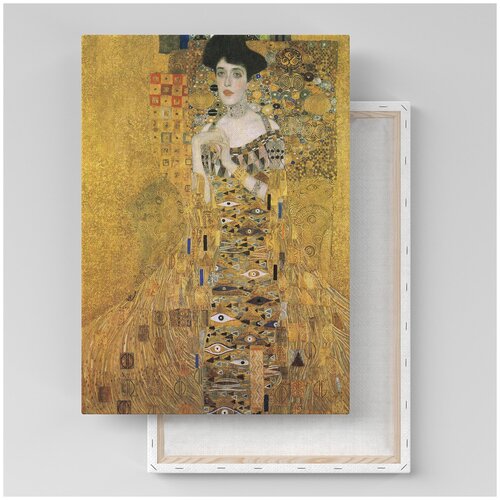 Картина на холсте с подрамником / Gustav Klimt - Portrait of Adele Bloch Bauer / Густав Климт
