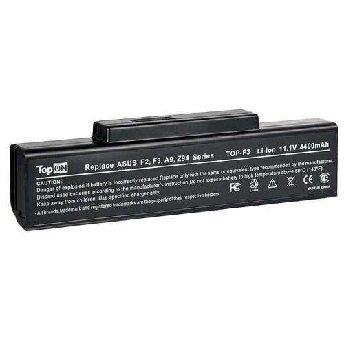 Аккумуляторная батарея TopON для ноутбука Asus 70-NI11B2200Z (4400mAh)