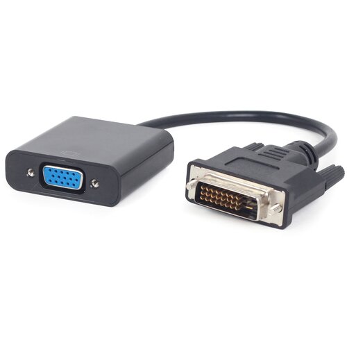 Аксессуар Gembird Cablexpert DVI-D - VGA 25M/15F Digital 0.2m Black A-DVID-VGAF-01