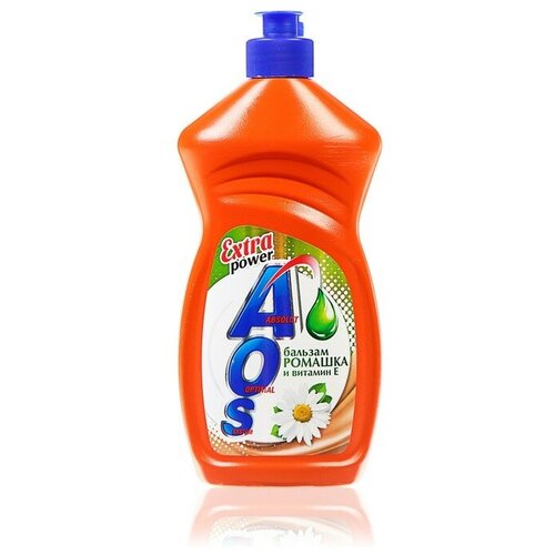 Средство для мытья посуды Aos "Ромашка и витамин Е", 450 мл./В упаковке шт: 1