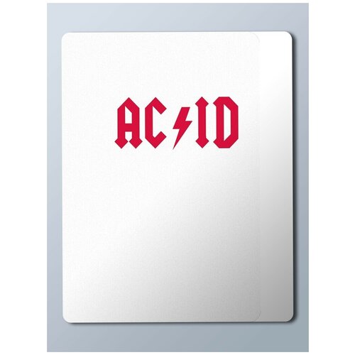 Коврик для мыши с принтом Разное Fake logo parody, logo, фейк, fake, ac dc, acid - 24332