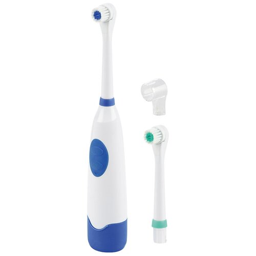 Электрическая зубная щетка Homestar HS-6005, с дополнительной насадкой, бело-синяя