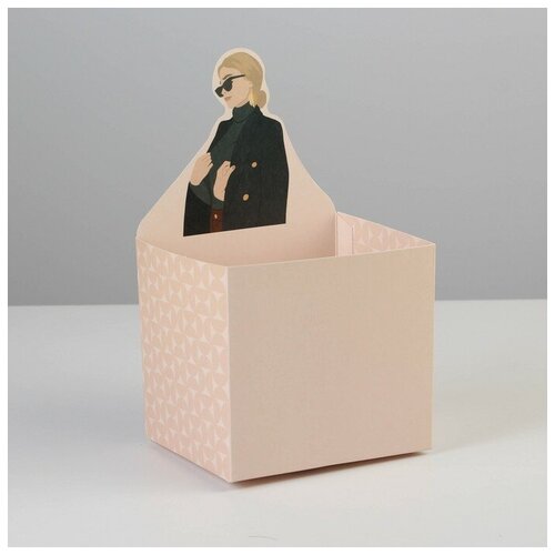 Коробки для мини букетов «LADY», 12 × 20 × 10 см