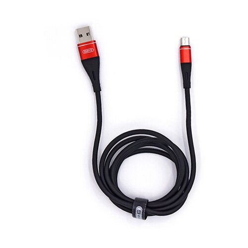 USB-кабель BYZ BC-015m AM-microBM 1,2 метра, 3A, силикон, черный