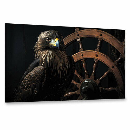 Интерьерная картина 100х60 "Пиратский орел"