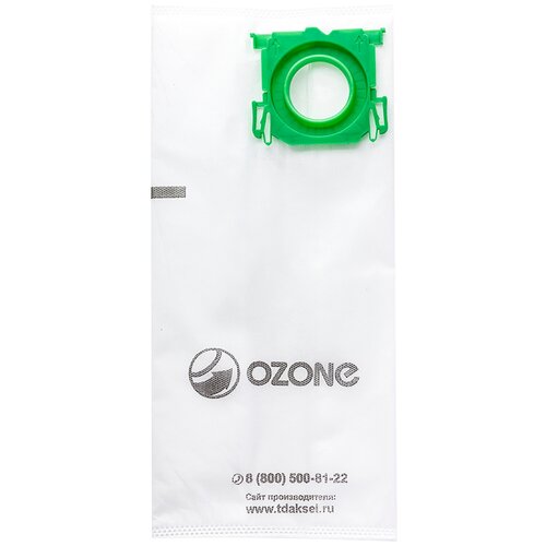 OZONE M-56/56S Синтетические мешки-пылесборники, белый, 8 шт.