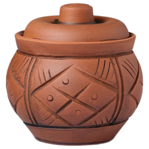 Горшок для запекания Кунгурская керамика Кунгурский 4660768, 0.65 л, 11 см