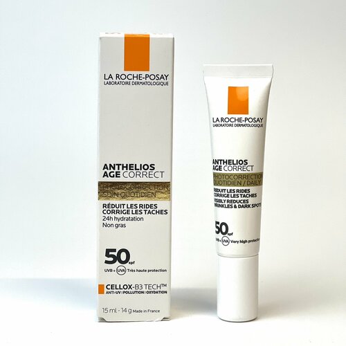 Солнцезащитный крем La Roche-Posay "Age Correct" SPF 50, 15мл