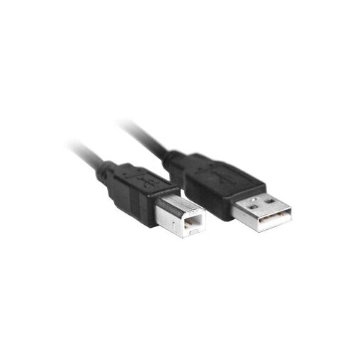 Кабель Mirex USB A - USB B (13700-AMBM50BK), 5 м, черный