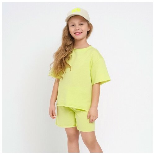 Комплект одежды Minaku, размер 110 см, желтый, зеленый