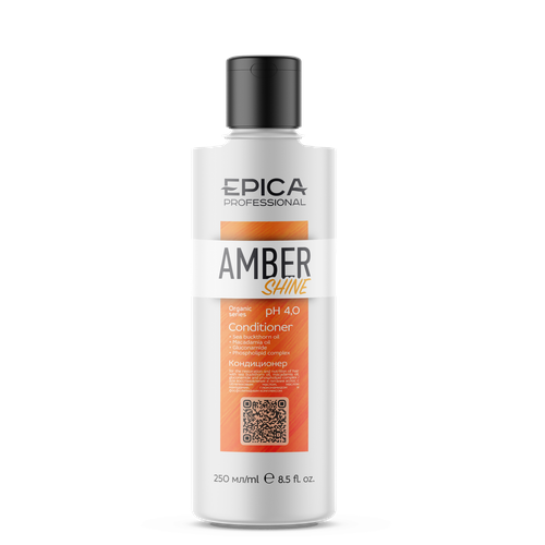 EPICA PROFESSIONAL Amber Shine Organic Кондиционер для восстановления и питания, 250 мл