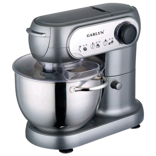 Кухонная машина GARLYN S-350, 1200 Вт, серебристый