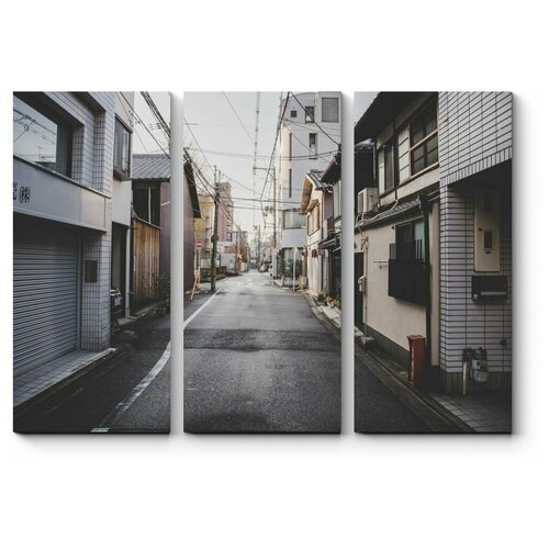 Модульная картина Узкие улочки Киото80x57