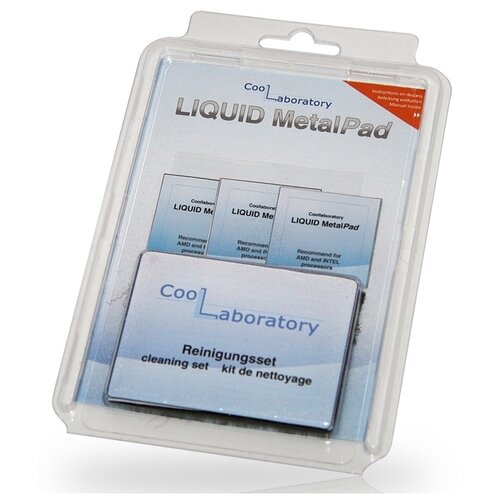 Термопрокладка Coollaboratory Liquid MetalPad 3 x CPU +3 x GPU + CS, 8.29 г